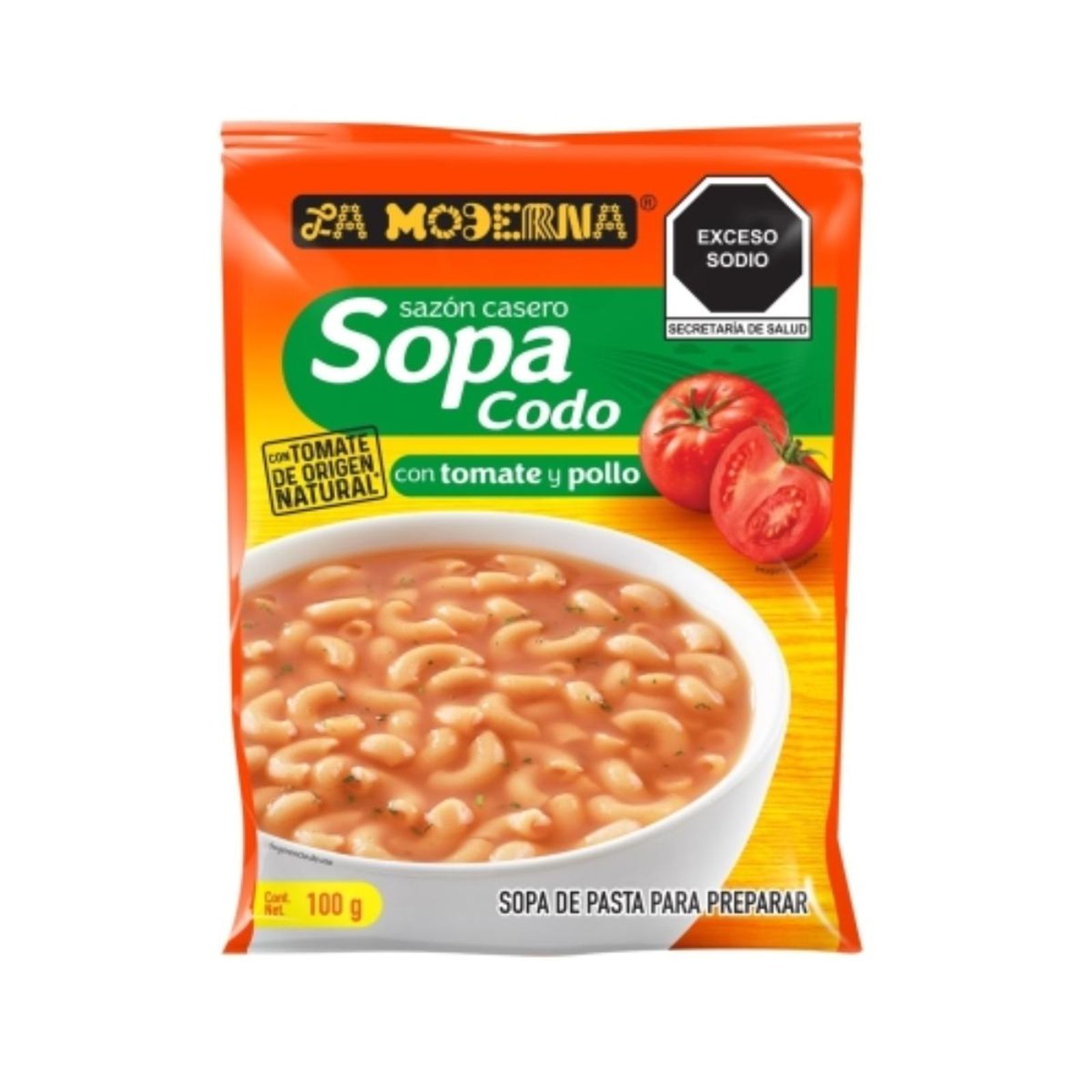 Pieza - Sopa de Coditos La Moderna 100 Gr | La tienda Online de Merza