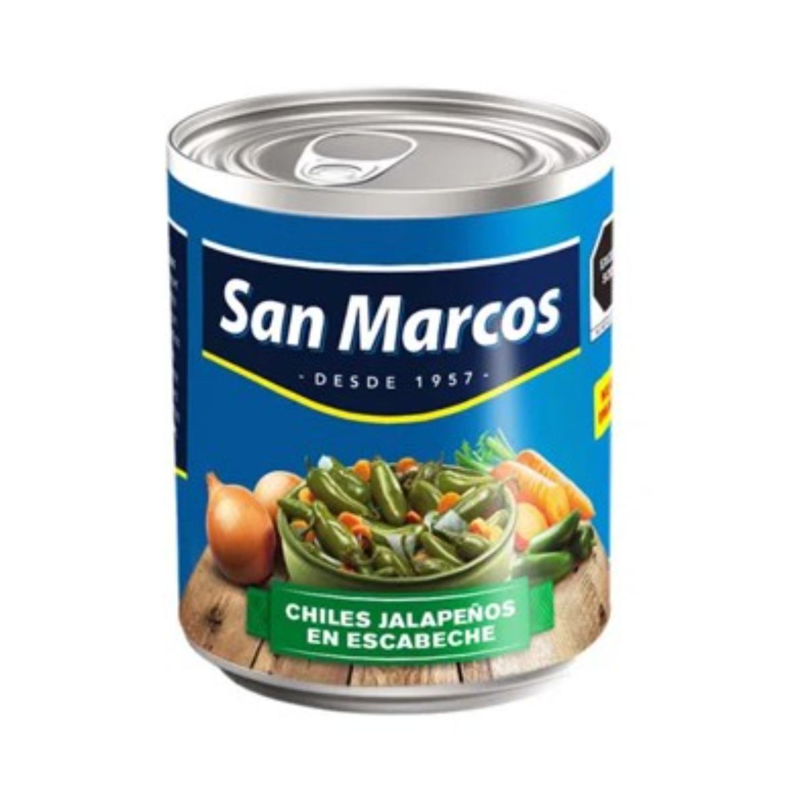 Pieza - Chiles Jalapeños En Escabeche San Marcos 215 Gr | La tienda ...