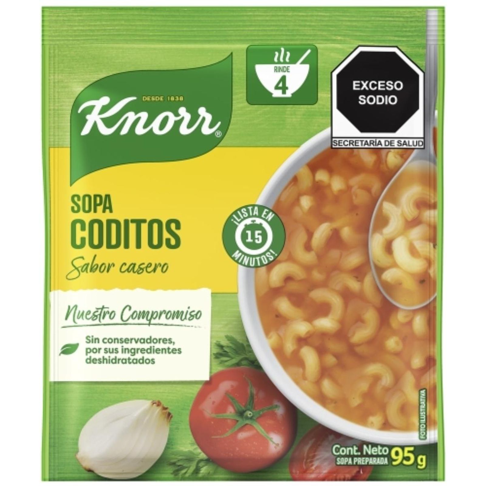 Pieza - Sopa de Coditos Knorr 95 Gr | La tienda Online de Merza