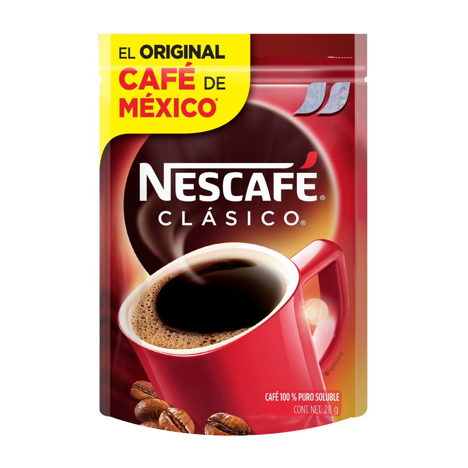 Pieza - Café Soluble Nescafé Clásico Doypack 28 Gr | La tienda Online ...