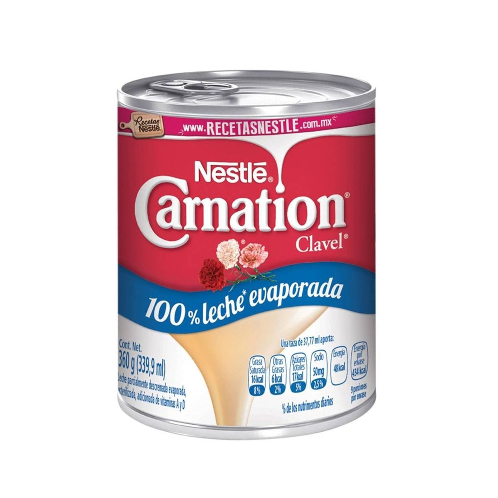 Pieza - Leche Evaporada Carnation Clavel Abre Fácil 360 Gr | La tienda ...