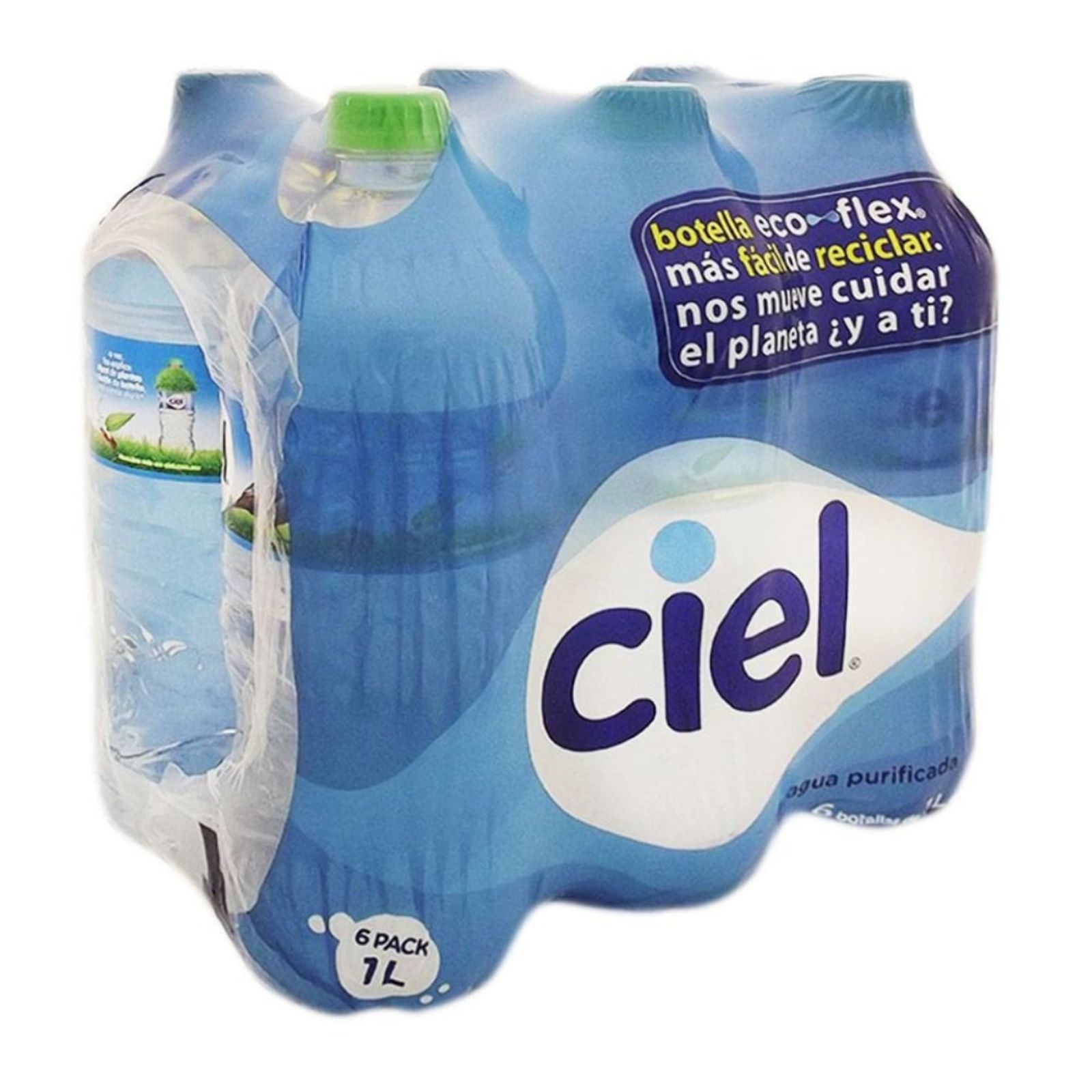 Pieza - Agua Ciel Purificada 6 Pack Lt | La tienda Online de Merza