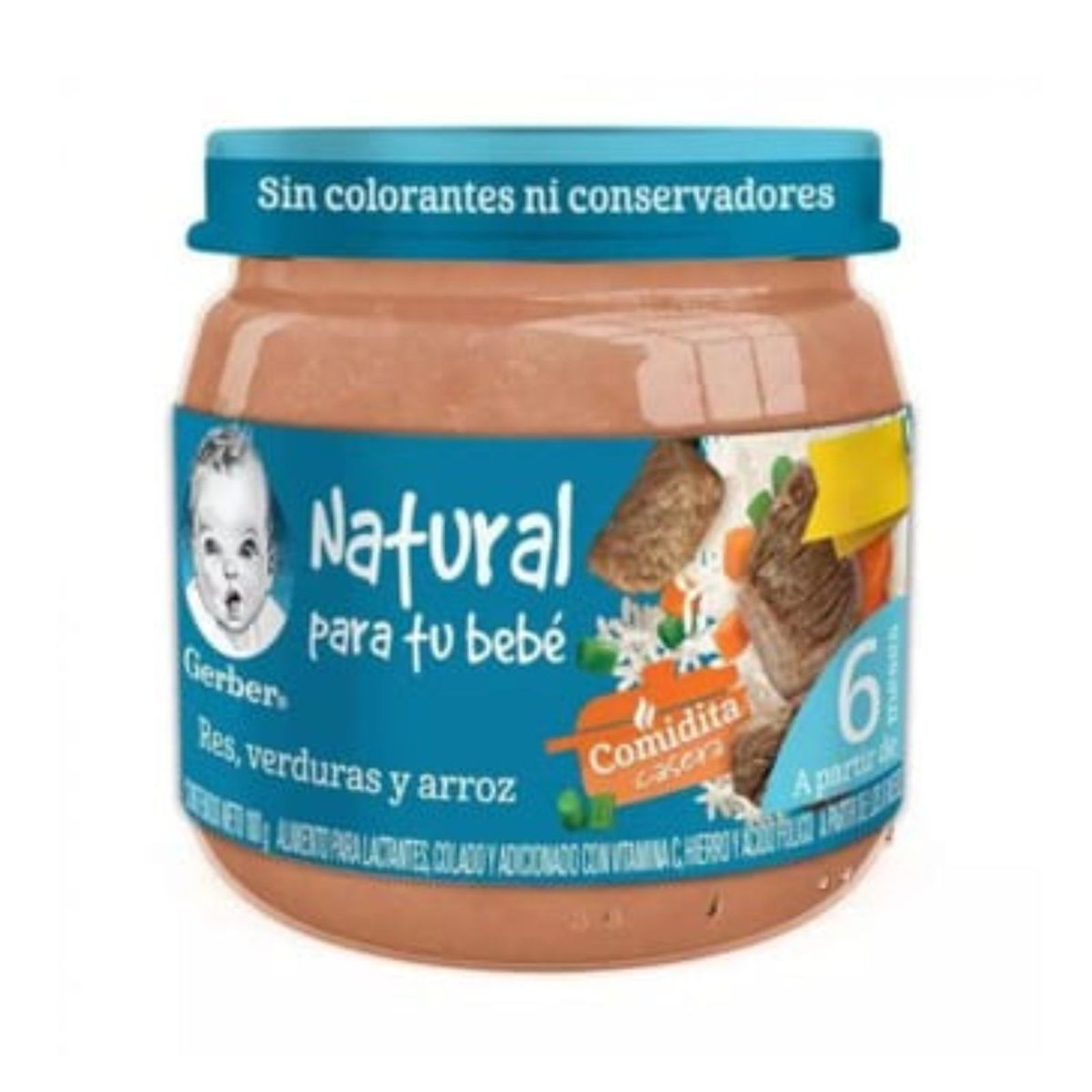 Pieza - Papilla Gerber Etapa 2 Verduras Res 100 Gr | La tienda Online ...