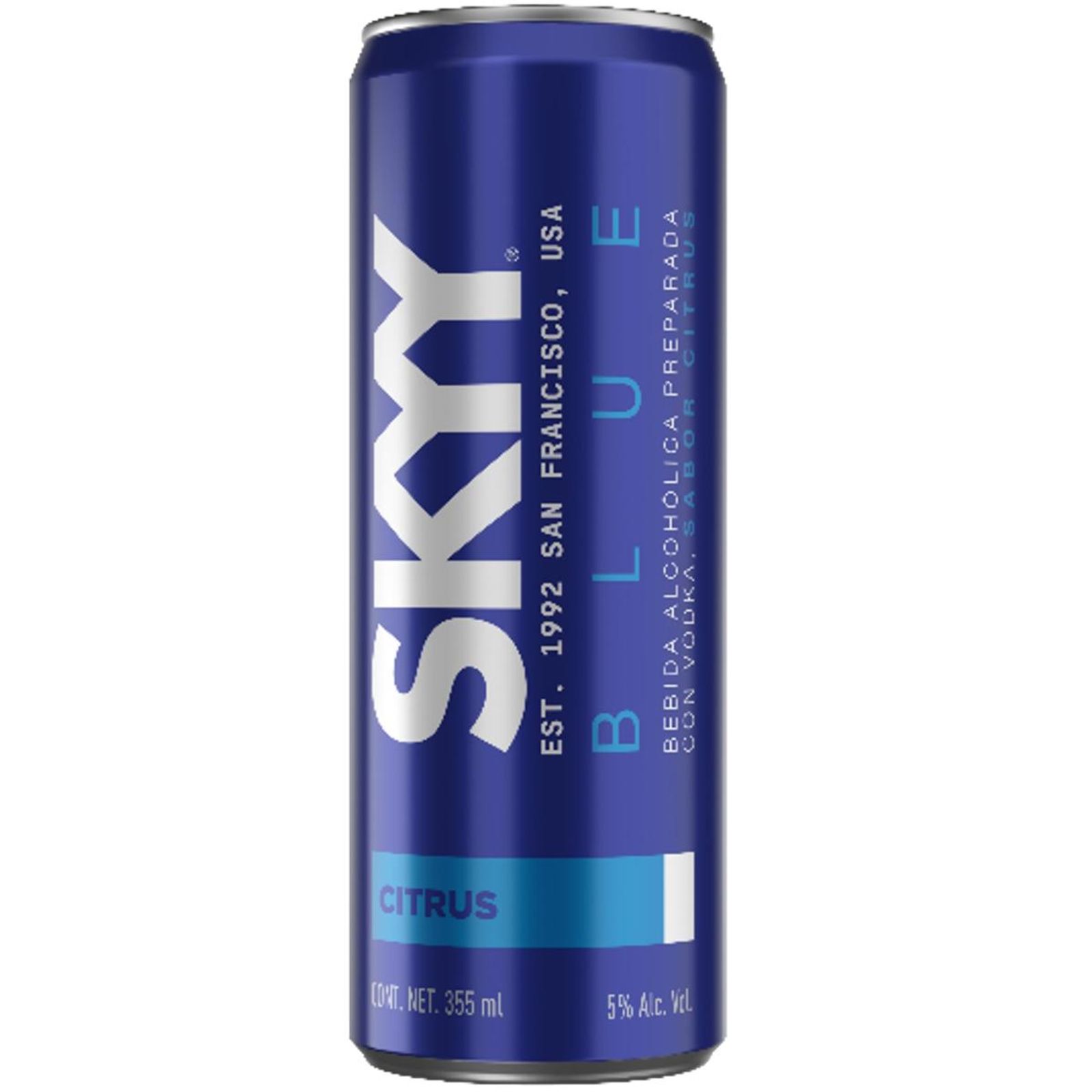 Pieza - Mezcla Skyy Blue Citrus Lata 355 Ml | La tienda Online de Merza