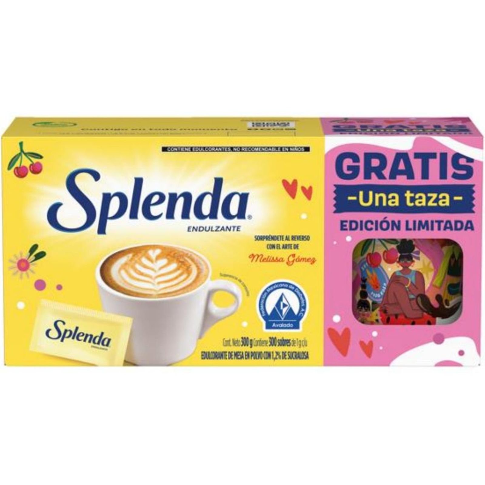 Pieza - Azúcar Splenda 300 Pzas + Taza Gratis | La tienda Online de Merza