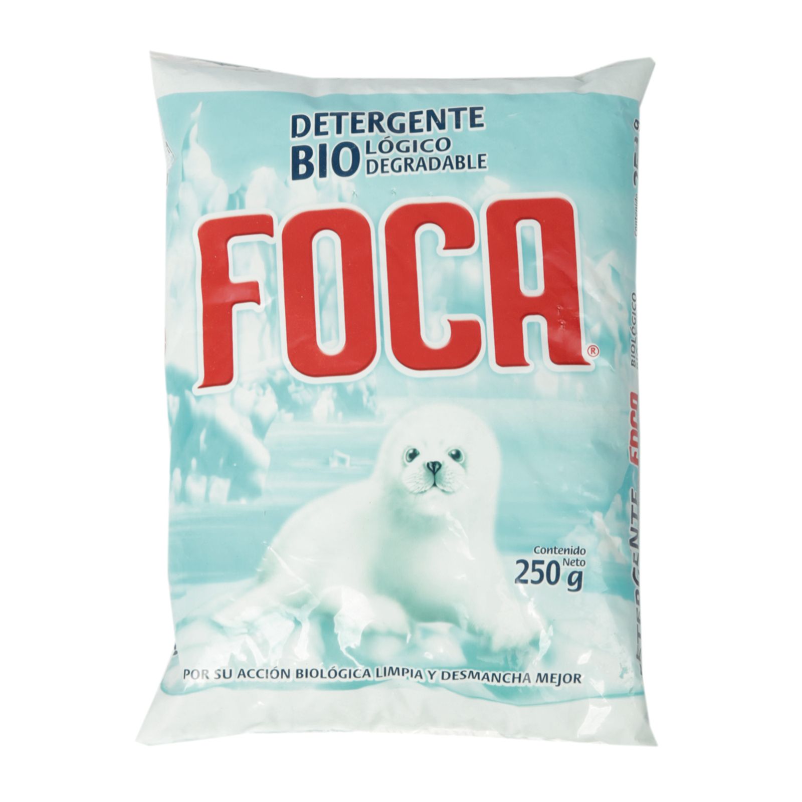 Pieza - Detergente en Polvo Foca 250 Gr | La tienda Online de Merza